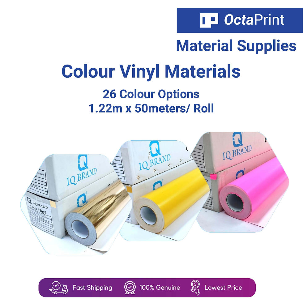 Colour Vinyl Stickers Rolls Multipurpose Application | OctaPrint