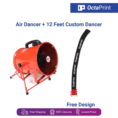 Air Dancer Fan + Custom Print Air Baloon 12 Feet (Free Design) | OctaPrint