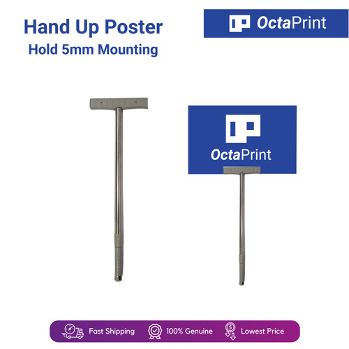 Hands Up Poster Holder | OctaPrint