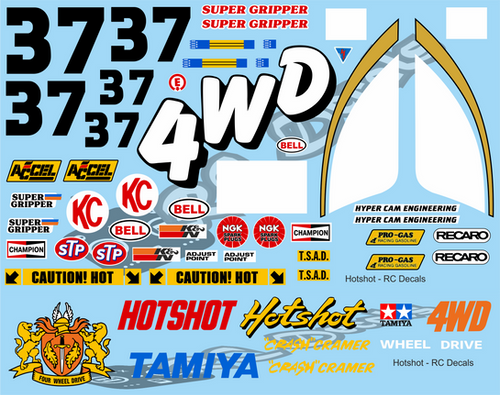 Vintage Hotshot Decals | rcdecals