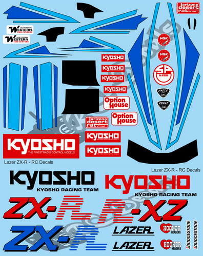 Vintage Kyosho Lazer ZX-R | rcdecals