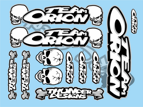 Vintage Team Orion Decal Set | rcdecals