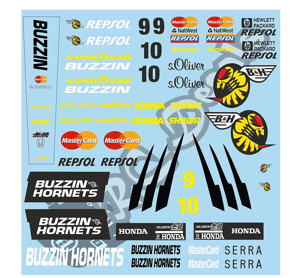 RC F1 Decals Liveries Stickers Sets - Ferrari, Mercedes | RC Decals