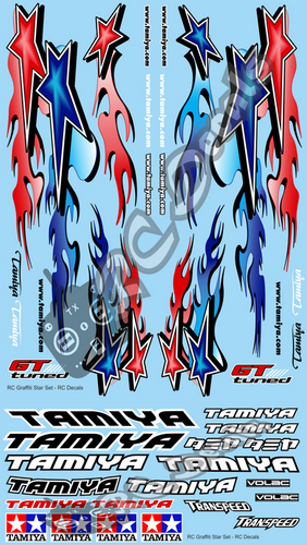 1/10 RC Graffiti Star Set | rcdecals