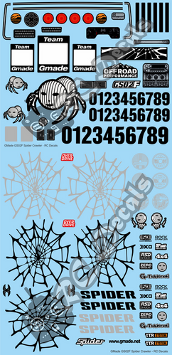 GMade GS02F Spider Crawler | rcdecals