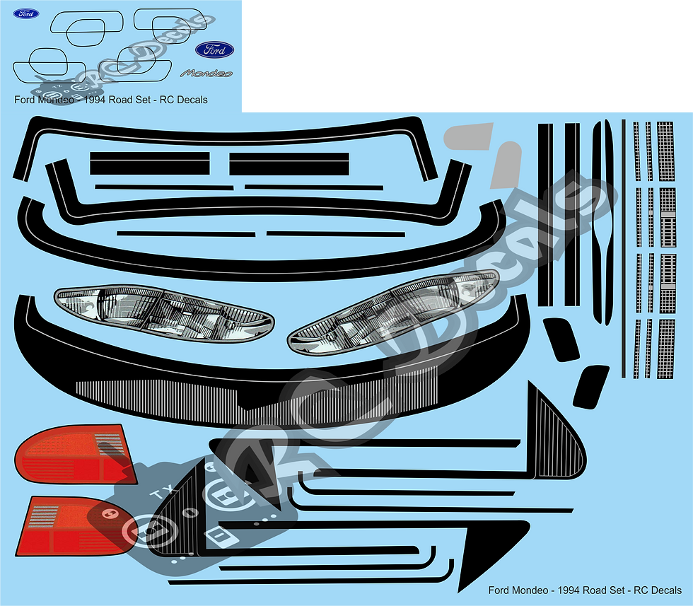 RC 1/10 Decals Rally Liveries Stickers Sets | RC Decals