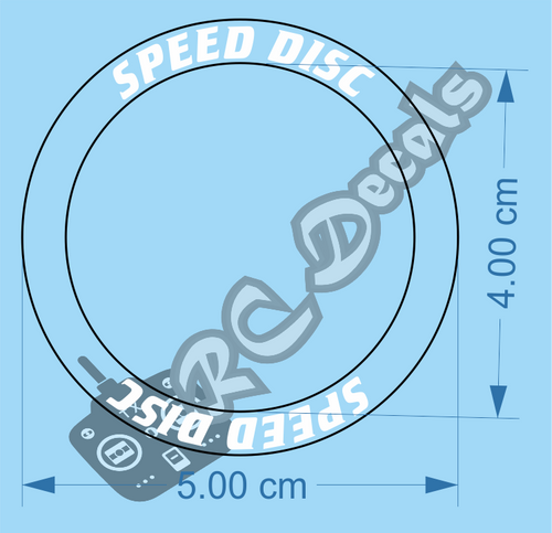 Tamiya Madcap Speed Disc Wheel Decals various colours | rcdecals