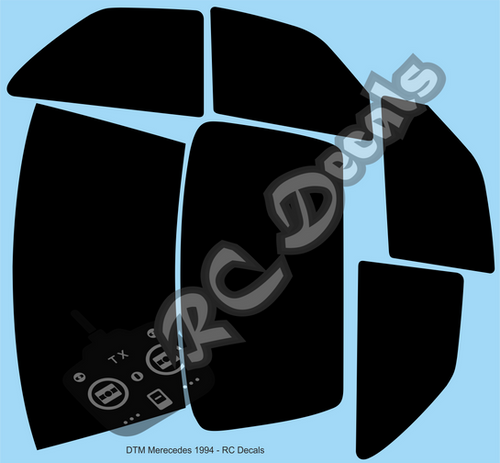 DTM Merecedes C-Class 1994 - Window Masks | rcdecals