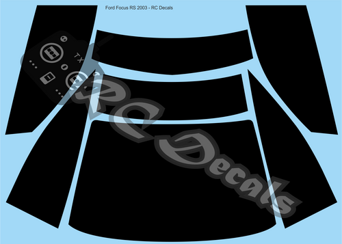 Ford Focus RS - Window Masks | rcdecals