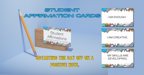 Student Affirmation Cards | Dara Expressions LLC