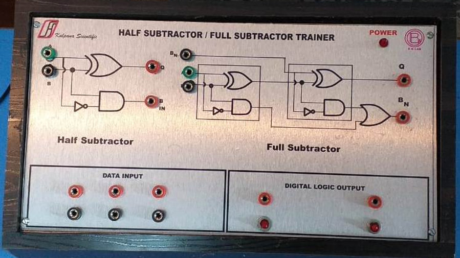 TO STUDY DIGITAL ADDER SUBTRACTOR CIRCUITS | kalpanascientific