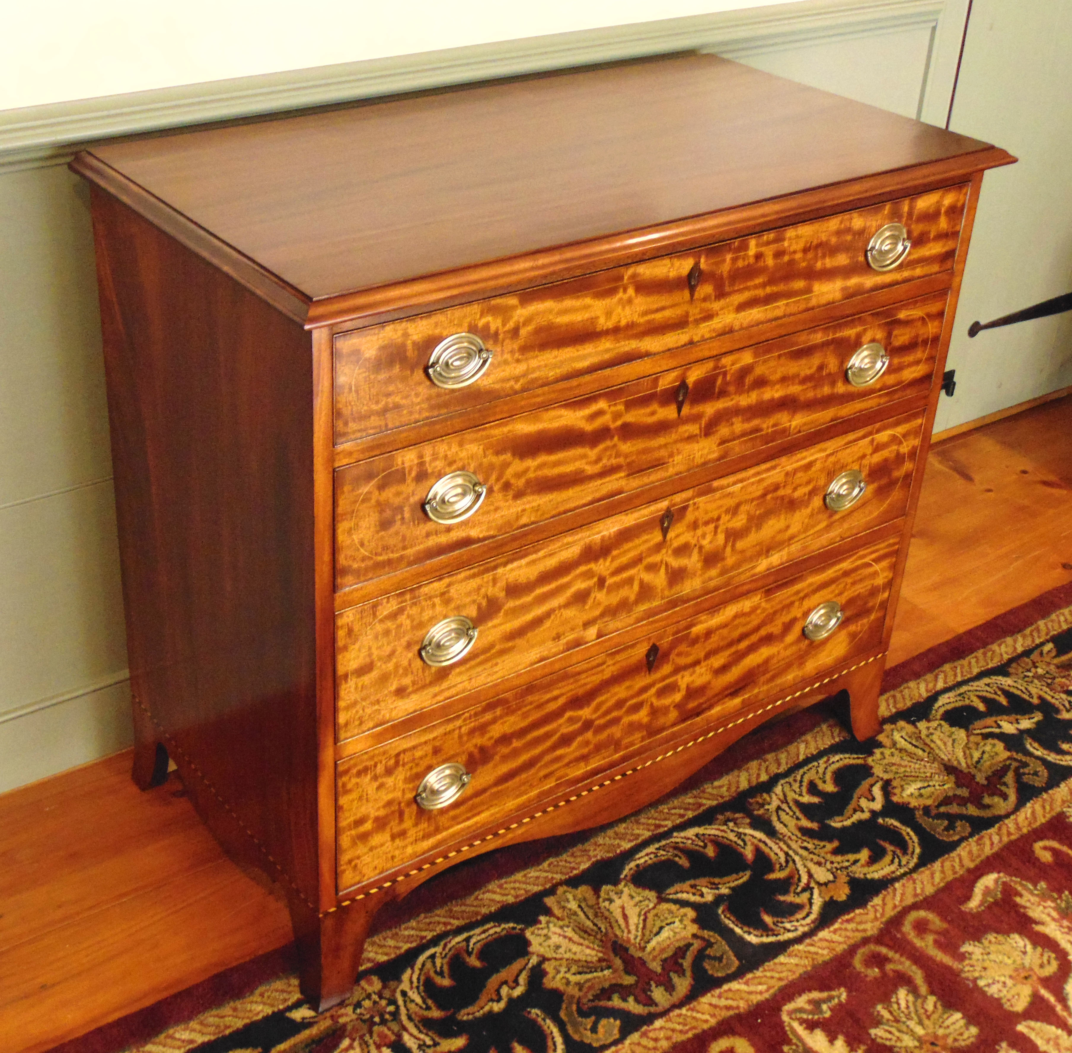 Hepplewhite Chest of Drawers | dsmorriscabinetmaker