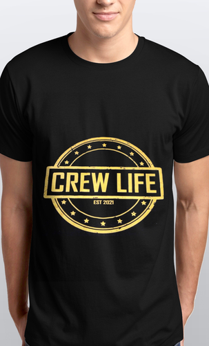 Crew Life Circle Logo T- shirt | Crewlifeinc.com