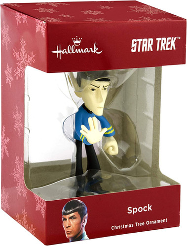 Hallmark CBS Star Trek Spock Christmas Ornament | Pack It-n-Back It