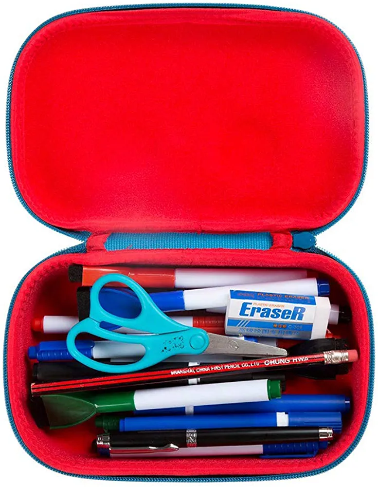 Zipit Wildings Molded EVA Zippered Pencil Case - Holds up to 60 Pens ...
