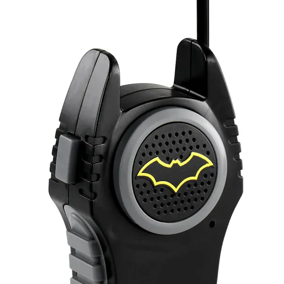 Sakar Batman Molded Walkie Talkies for Kids Flexible Safety Antenna ...