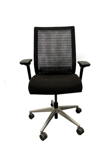 Black Fabric/Black Mesh Think Task Chair by Steelcase ...