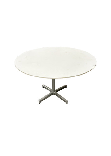 Round White Meeting Room Tabletop by Steelcase | ExecutiveLiquidation