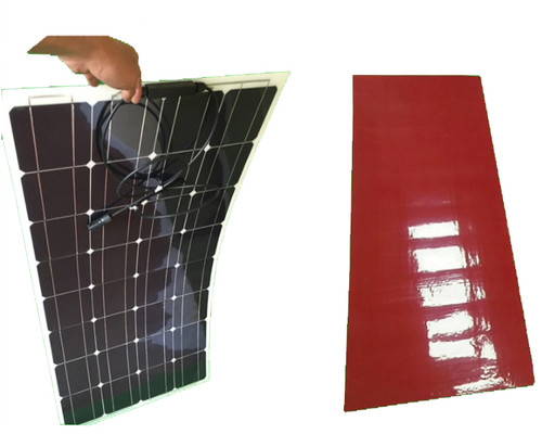 Painel Solar Flexível Com Adesivo 100 W Monocristalino Solar | Energia ...