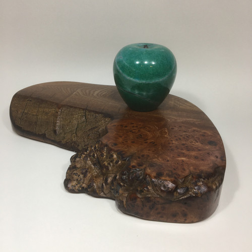 Natural deep Burr Elm display plinth stand (540) | Anyfink