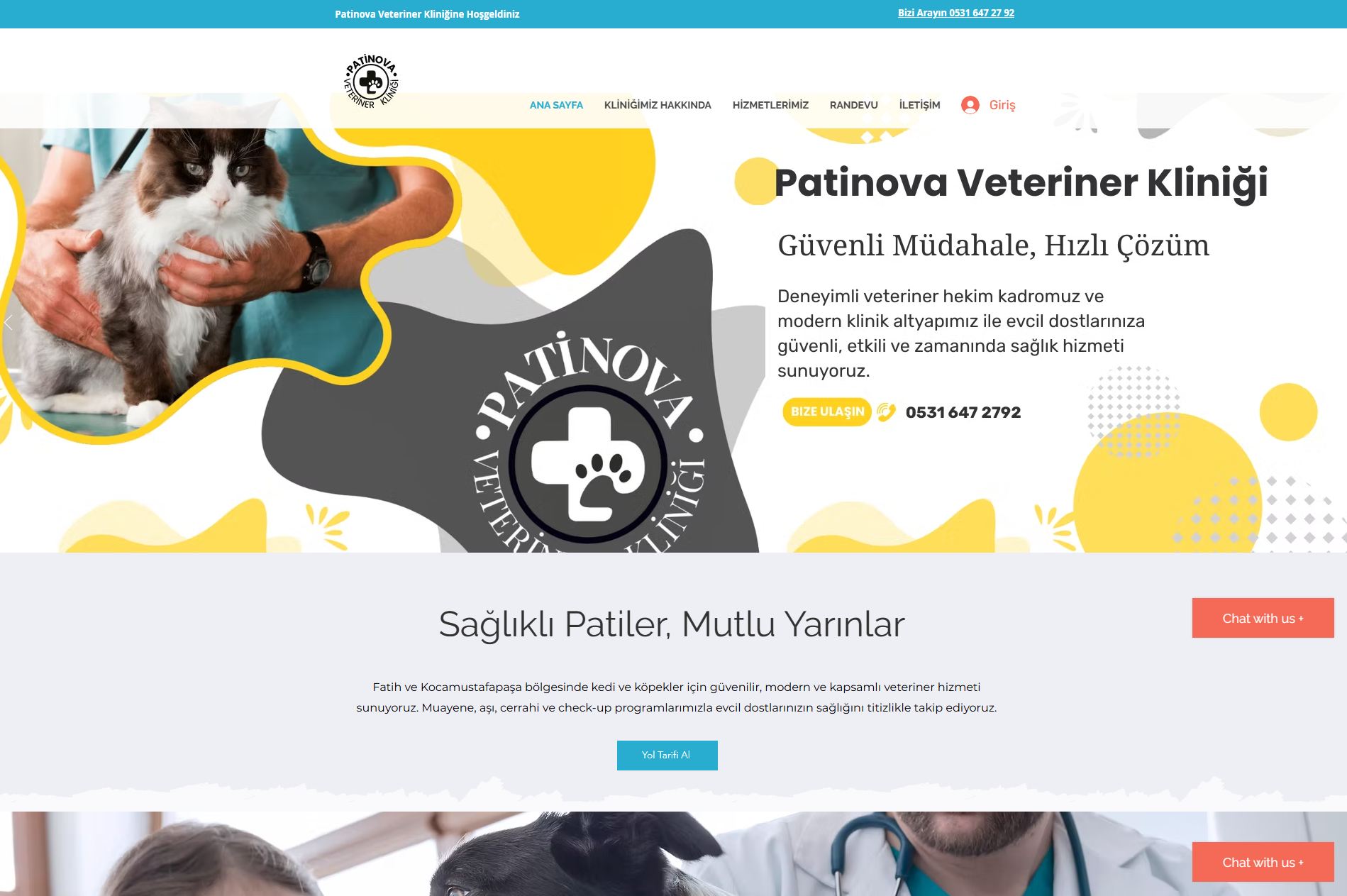 Patinova Veteriner Kliniği | Kocamustafapaşa veteriner | Silivrikapı ...