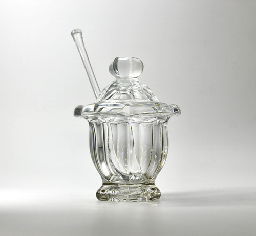French BACCARAT 'Bretagne' Crystal Mustard Pot, Lid and Spoon | all ...