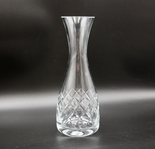 Vintage Cut Crystal Diamond Pattern Carafe | all about fred