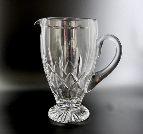 Vintage STUART England 'Carlingford' Crystal Footed Jug | all about fred