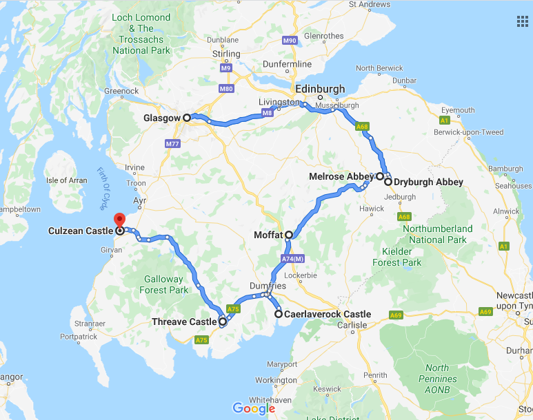 Southern Scotland: Aug 10-12, 2019