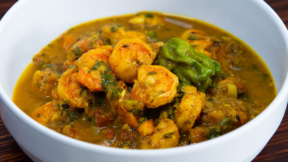 Trini Curry Shrimp Recipe by Chef Jeremy Lovell