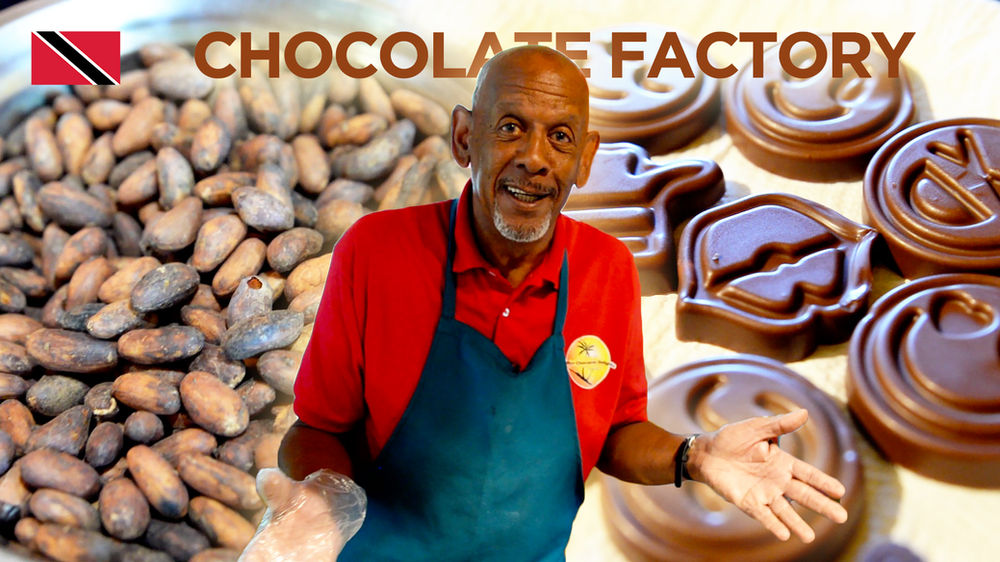 Handmade Trinitario Dark Chocolate by Jean Claude in Lambeau, Tobago