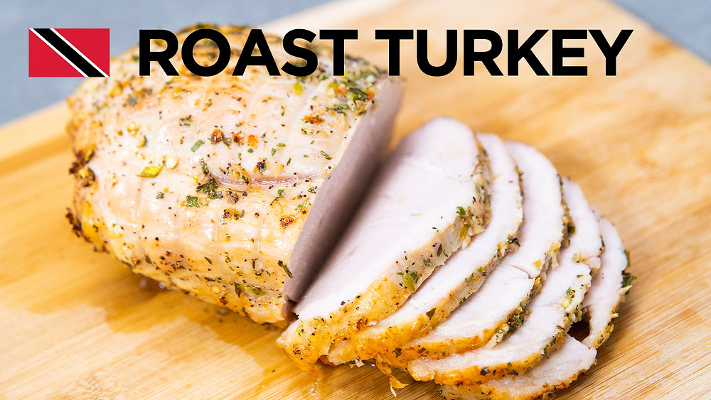 Trini Roasted Turkey Breast Recipe by Chef Jeremy Lovell