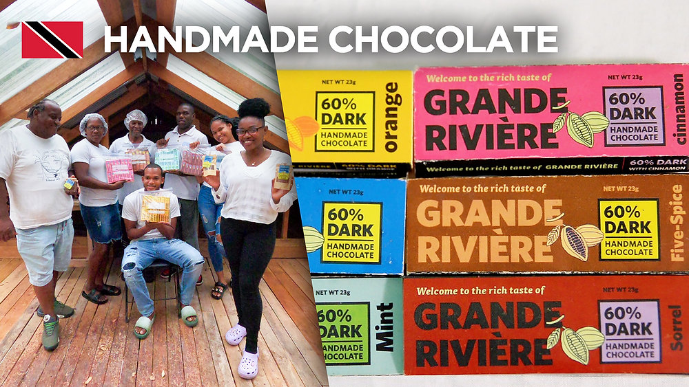 Authentic Handmade Dark Chocolate in Grande Riviere, Trinidad & Tobago 🇹🇹