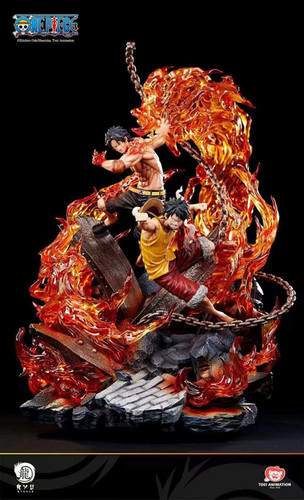 Ryu Studio - One Piece Licensed by: Toei Animation - Luffy & Ace Resin ...