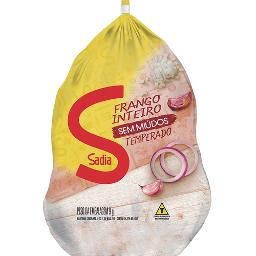 FRANGO INTEIRO TEMP. S. MIUDOS CONG. SADIA CX13KG | cordialdistribuidora