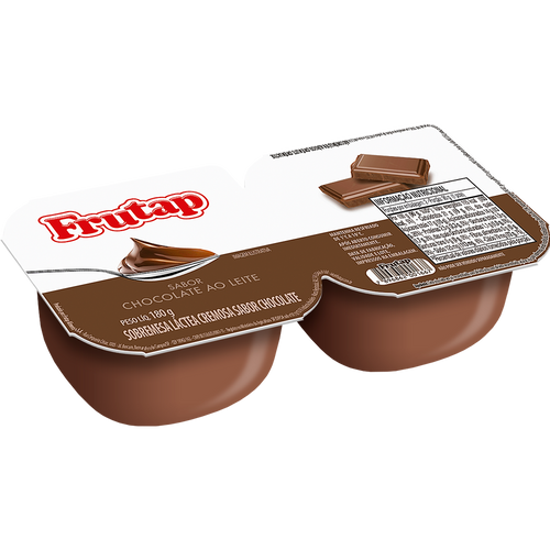 SOBREMESA LAC. CHOC. AO LEITE BAND. FRUTAP 12X180G | cordialdistribuidora