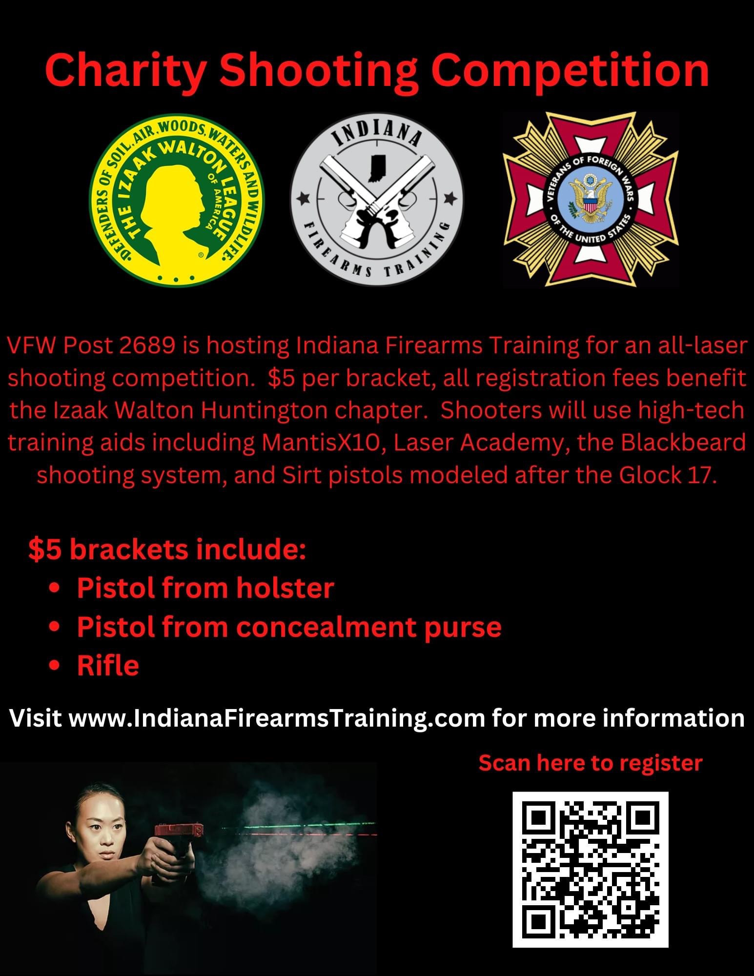 Charity All-Laser Shooting Competition | IN Firearms Training
