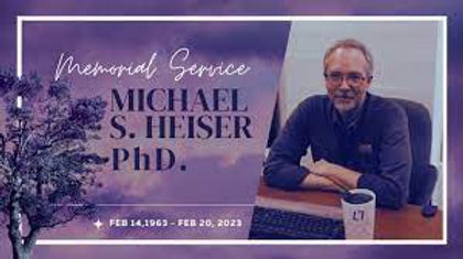 Memorial Service - Michael S. Heiser