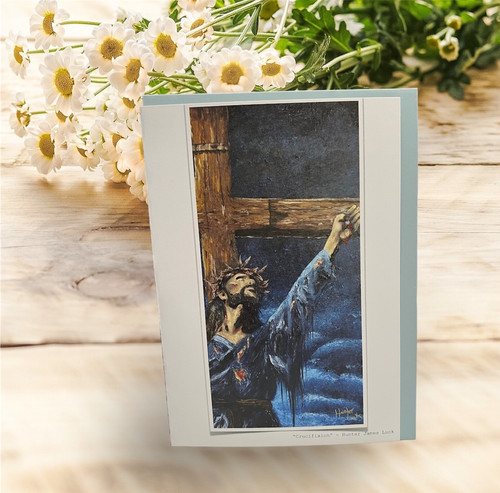 Crucifixion Card | Hunter James Luck