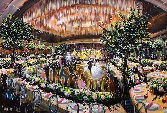 Event Painter | Wedding Painting | Hannah Paints Events
