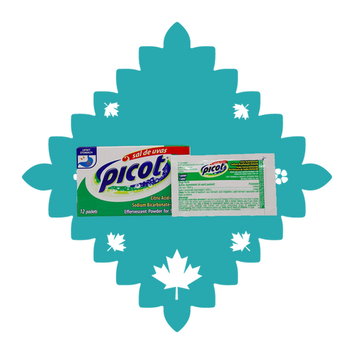 Picot Sal de uvas 12 packets | Sanslatinmarket