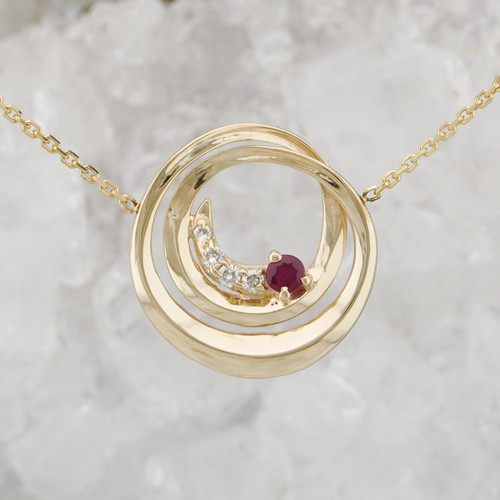 Ruby Infinity Necklace | GretzDesigns