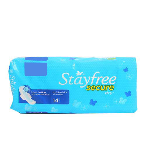 Stayfree Secure Dry 14 Pads | Foodonn