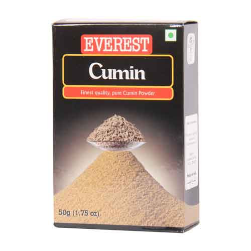 Everest Cumin Powder 50 gm Box | Foodonn