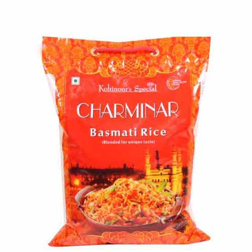 Charminar Basmati Rice 5 Kg | Foodonn