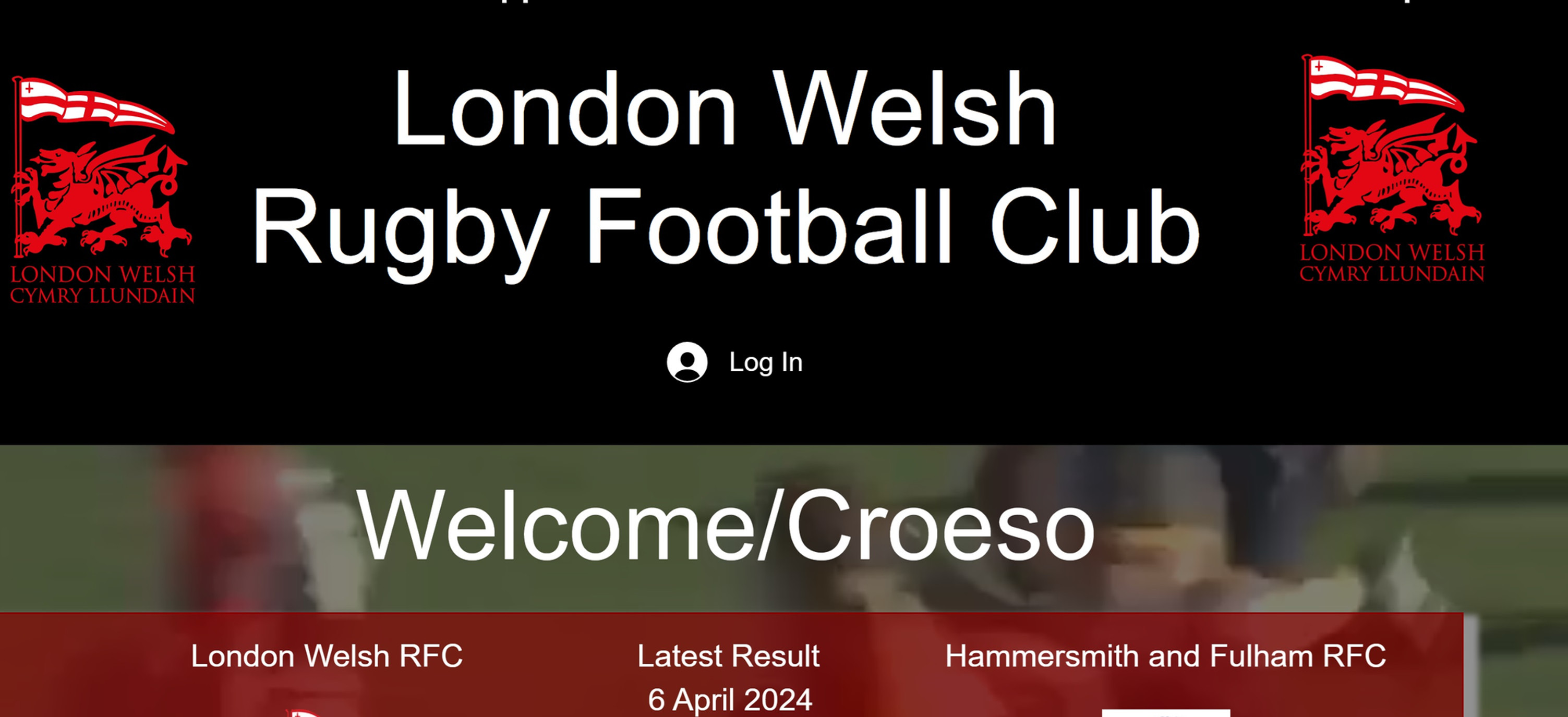 The New Website is Now Live | London Welsh RFC