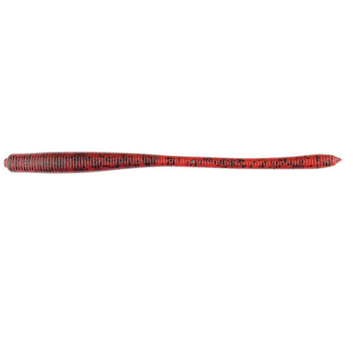 Red Bug - 6 Inch Finesse Worm - 10 Count | Kipawa Propellers