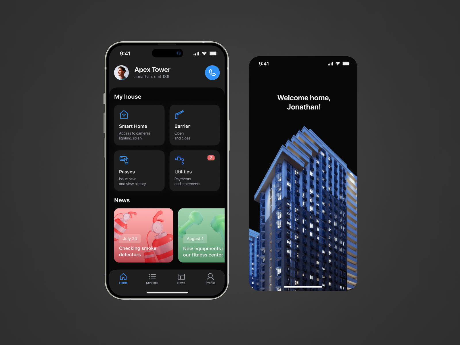 Online Design Awards - Smart Residential Complex App