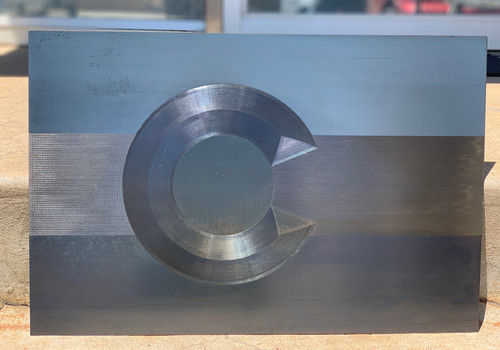 Blackened Steel Colorado Flag | Gulley Metal