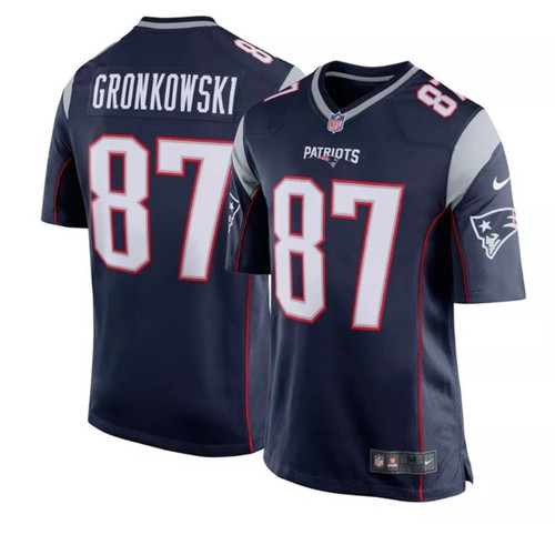 Men's New England Patriots Rob Gronkowski Nike Home Limited Jersey ...